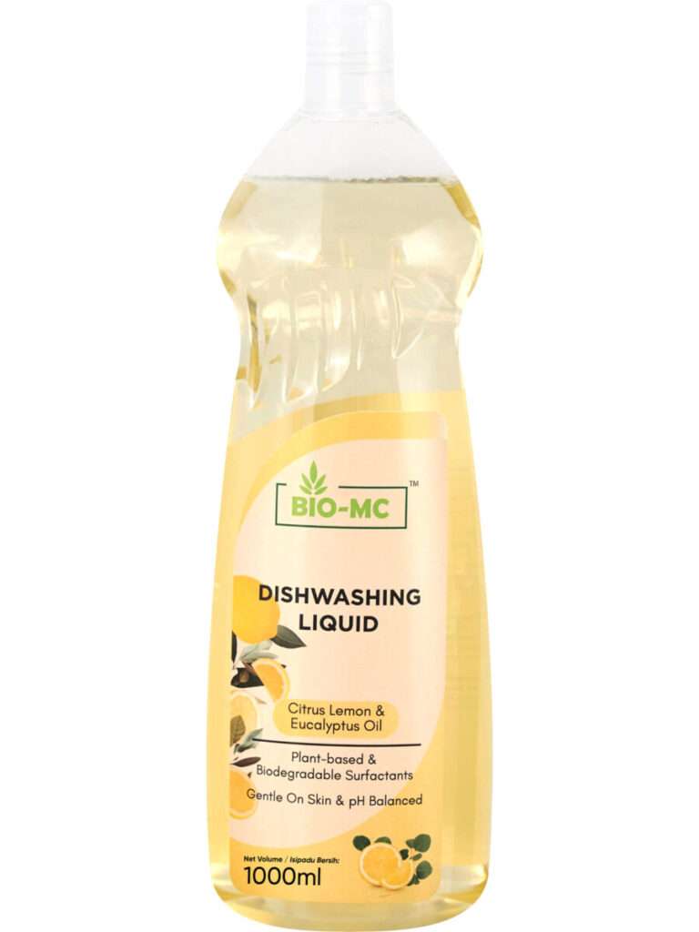 Dishwashing Liquid 1000ml (Citrus Lemon & Eucalyptus Oil) – Bio-MC ...